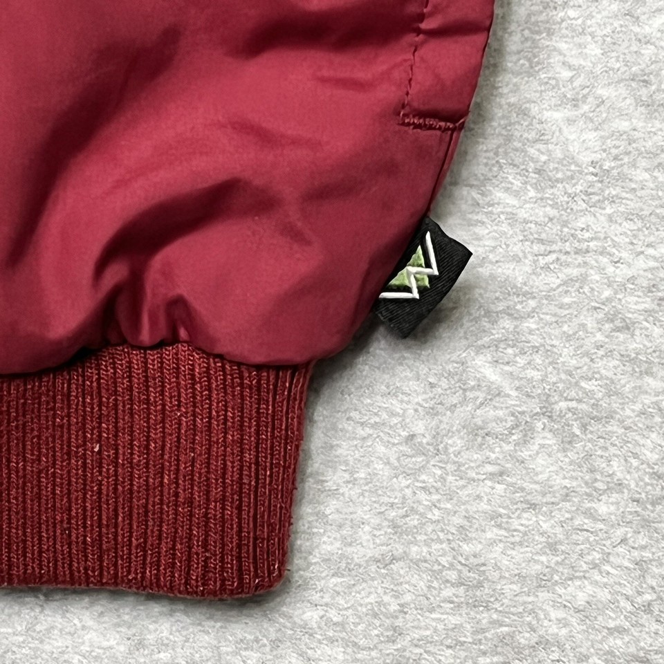 Wedge Golf Windbreaker Pullover Men’s XXL Reversible Black Maroon V ...