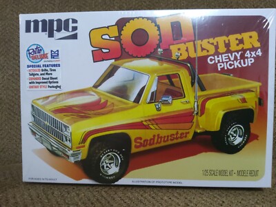 MPC 972 Sod Buster 1981 Chevy 4x4 Stepside Pickup Truck 1/25 KIT FS | eBay