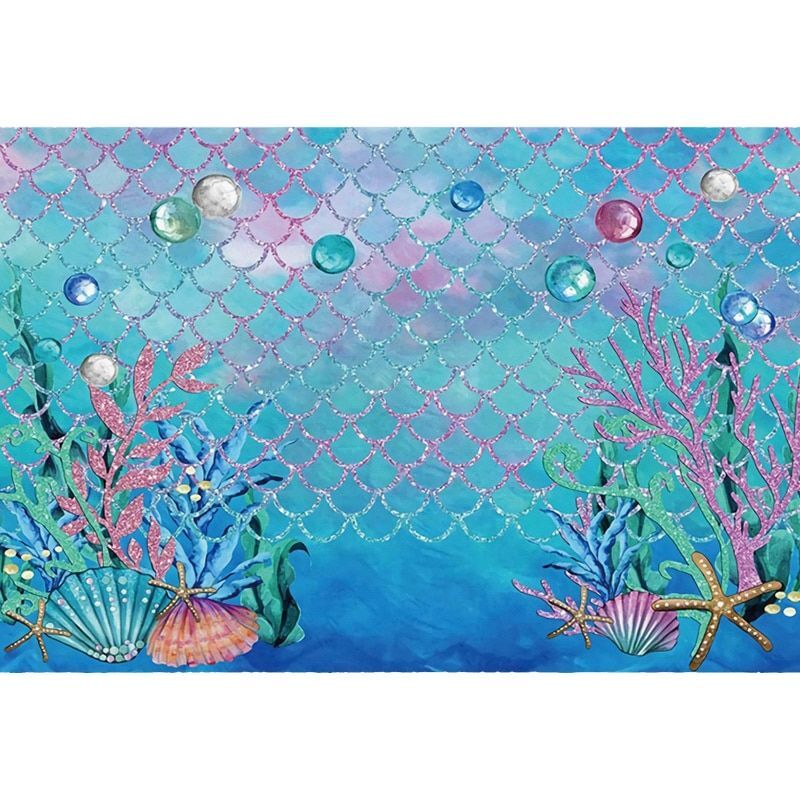 Little Mermaid Ocean Background