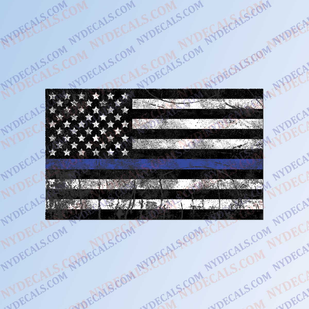 Thin Blue Line Flag Sticker Shop | Thin Blue Line American Flag