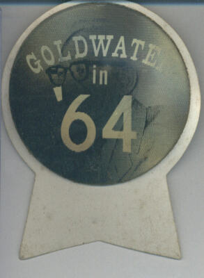 Goldwater in '64 Holographic Campaign Pin Button | eBay