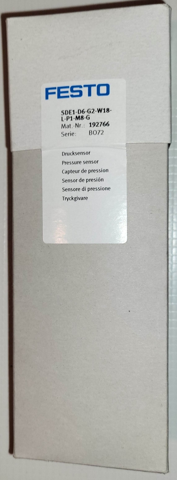 Festo 192766 Drucksensor SDE1-D6-G2-W18-L-P1-M8-G | eBay.de