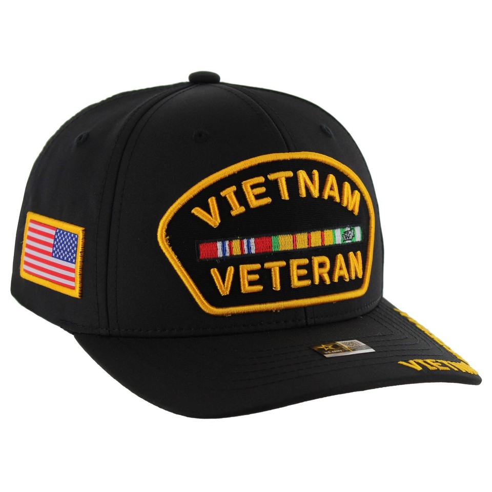 Vietnam Veteran Army Hat for Men Official Licensed Embroidered ...
