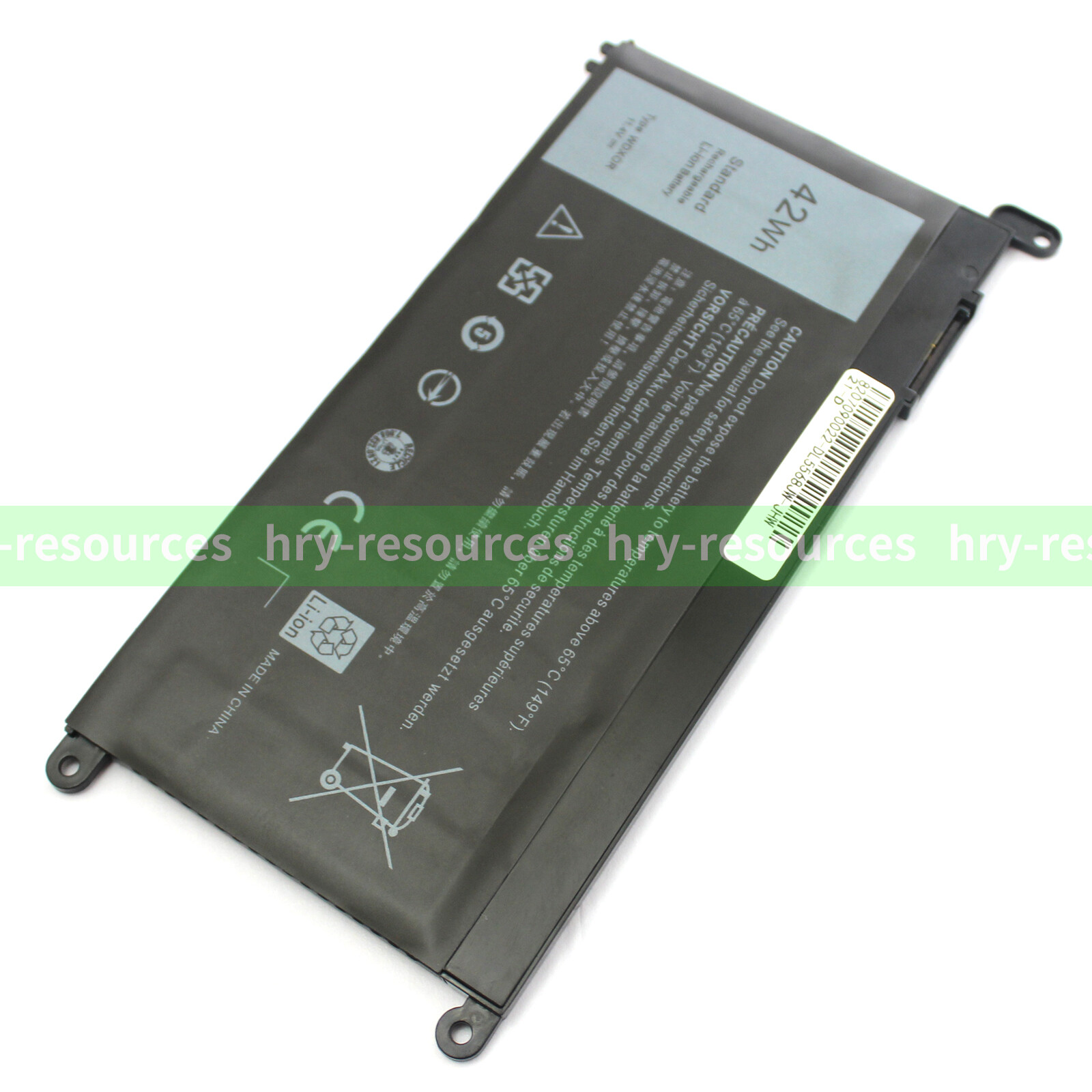 New WDX0R 3CRH3 Battery for Dell Inspiron 13 5368 15 5567 5568 17 7368 ...