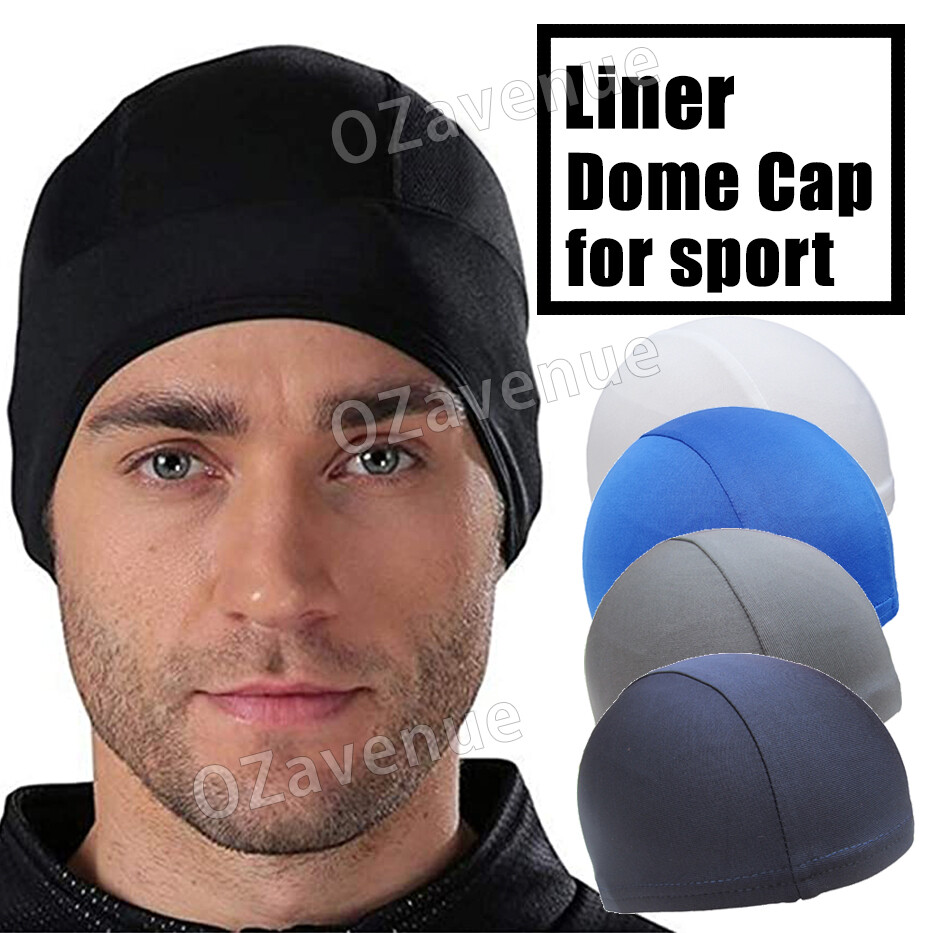 Moisture Wicking Cooling Skull Cap Helmet Inner Liner Beanie Dome Cap ...