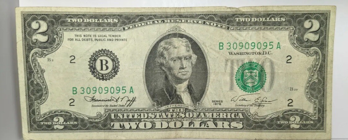 2 DOLLAR BILL 2013 SERIES B | eBay
