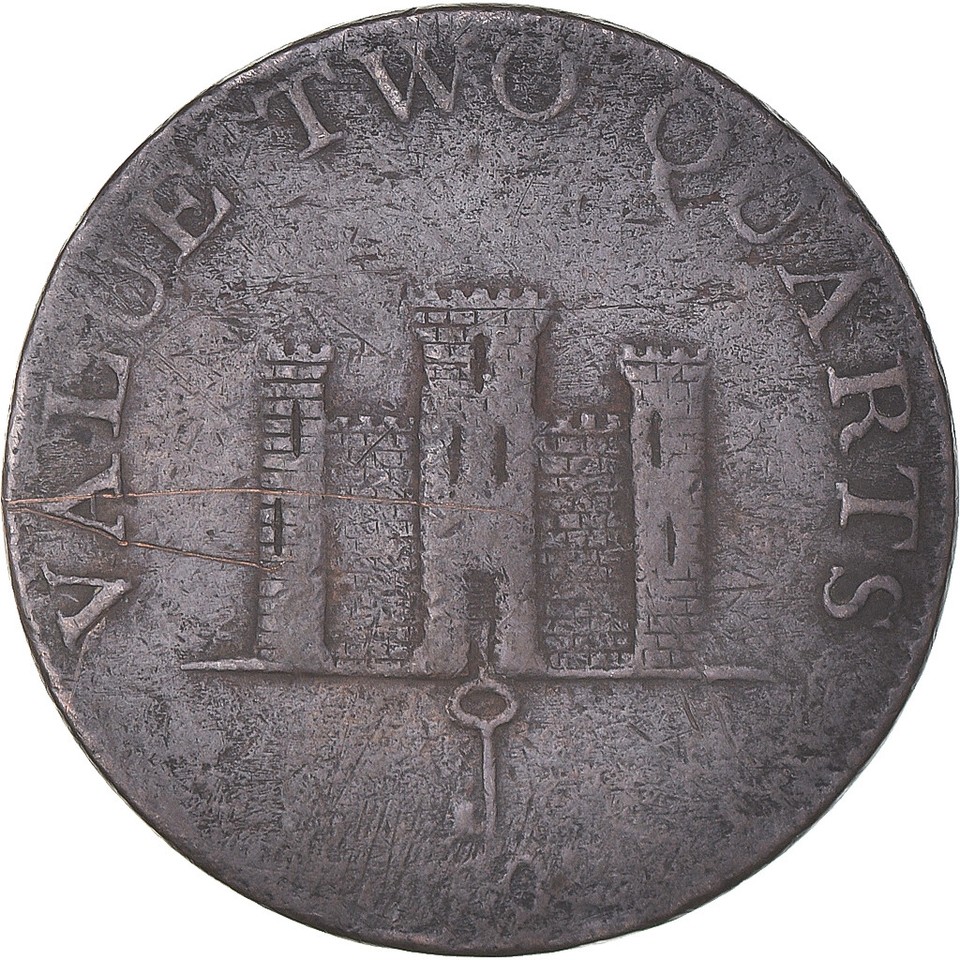 [#1066504] Gibraltar, 2 Quarts, Robert Keeling, 1802, BC+, Cobre | eBay