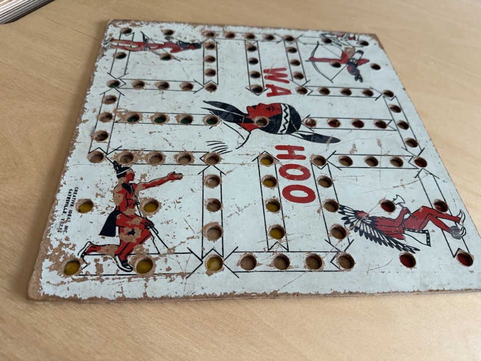 Vintage Creative Ideas Inc. WA HOO Marble Board Game, BOARD ONLY ...