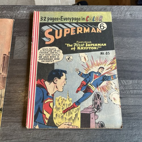 Vintage 1950s Superman Comic Books Rare Uk Seller | eBay UK