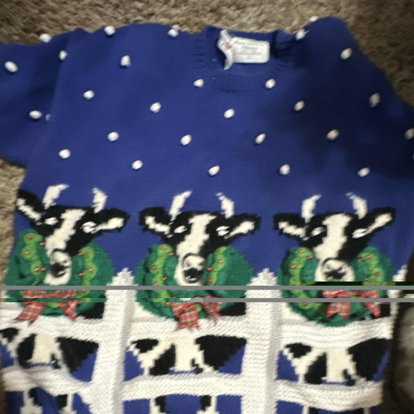 Ugly Christmas Marisa Christina Christmas Cow Wreath … - Gem