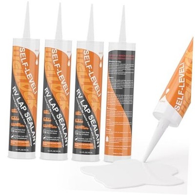 PC Self Leveling RV Roof Sealant Lap for RV Roofs, White Flexible ...