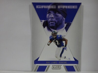2021 Panini Score Game Face #GF6 RAY LEWIS Baltimore Ravens | eBay