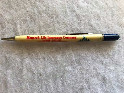 Monarch Life Insurance Co. Vintage Advertising Pencil, Springfield ...