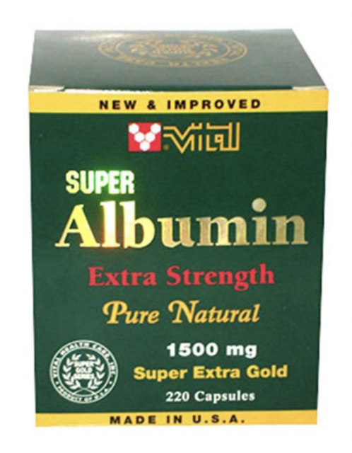 Vital Super Albumin Extra Strength 1500mg Gold *200 Capsules for sale ...