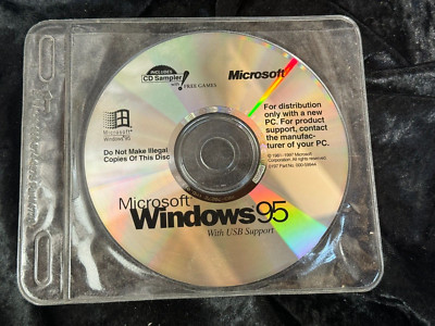 Microsoft Windows 95 with USB Support - CD ROM Media | eBay