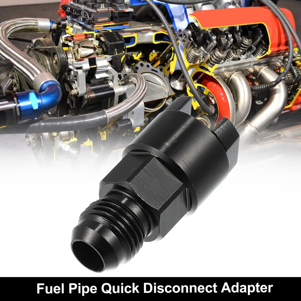 6AN Fuel Adapter Fitting to 5/16" GM Quick Connect W/Thread Female ...
