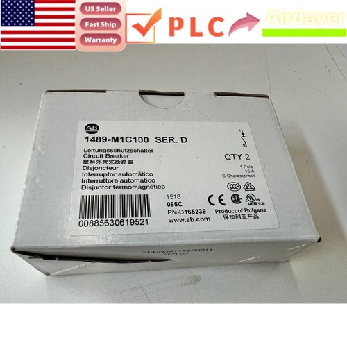 Allen Bradley 1489-M1C100 Series D- 10A Circuit Breaker-Brand US FREE ...