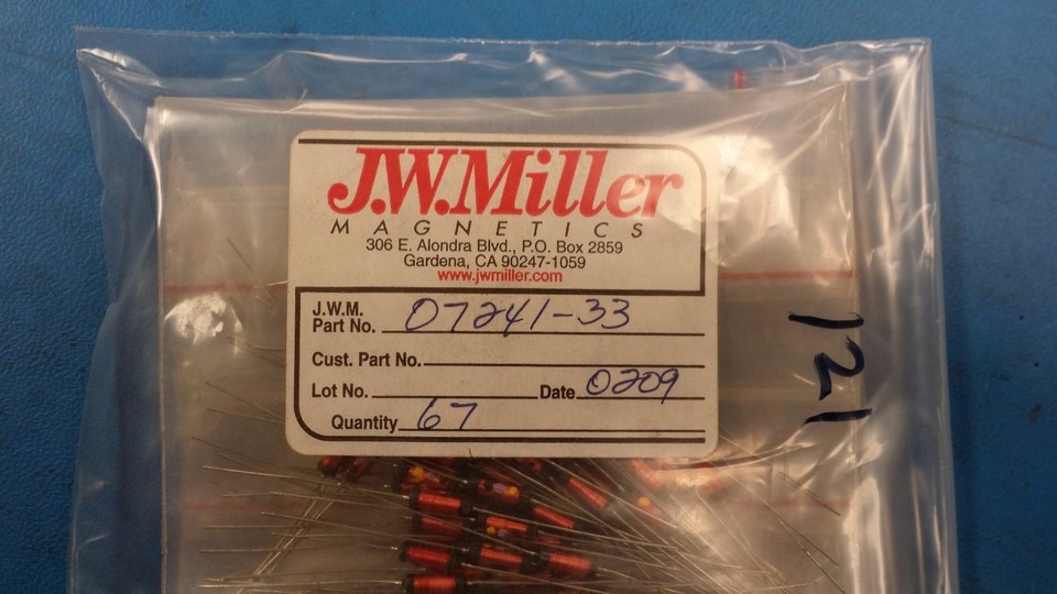 (10 PCS) 07241-33 JW MILLER Fixed RF Inductors 470uH 10% | eBay