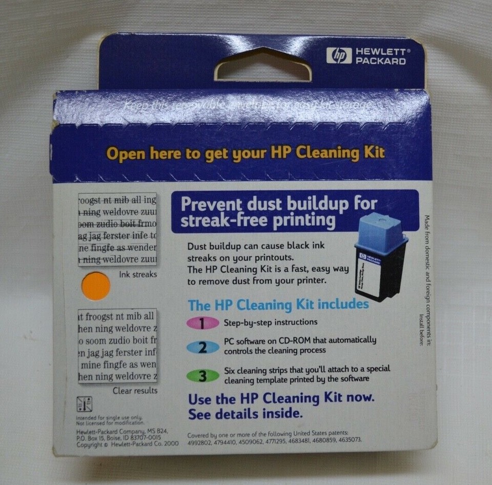 HP Ink Cartridge New NIP & Cleaning Kit 516 49A Large Tricolor | eBay
