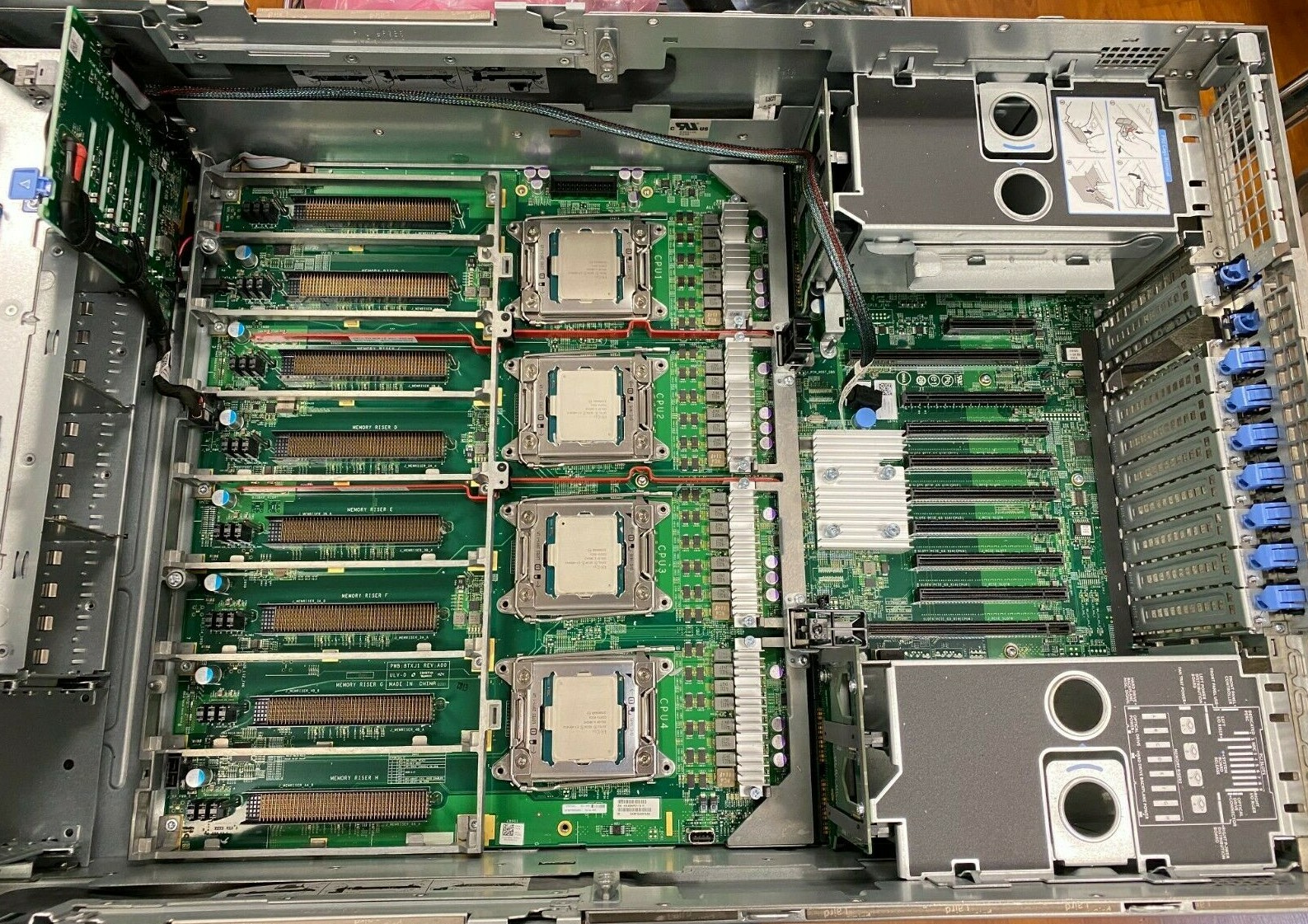 Dell Y4CNC Motherboard Quad Socket W/ 4 SR1GP | eBay