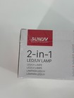 SUNUV Model SUN1 2-in-1 LED/UV Nail SUNone Lamp White Manicure Small ...