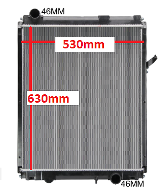 Radiator For Mitsubishi Canter FE83 2006- Fuso 4m50 Engine New please ...