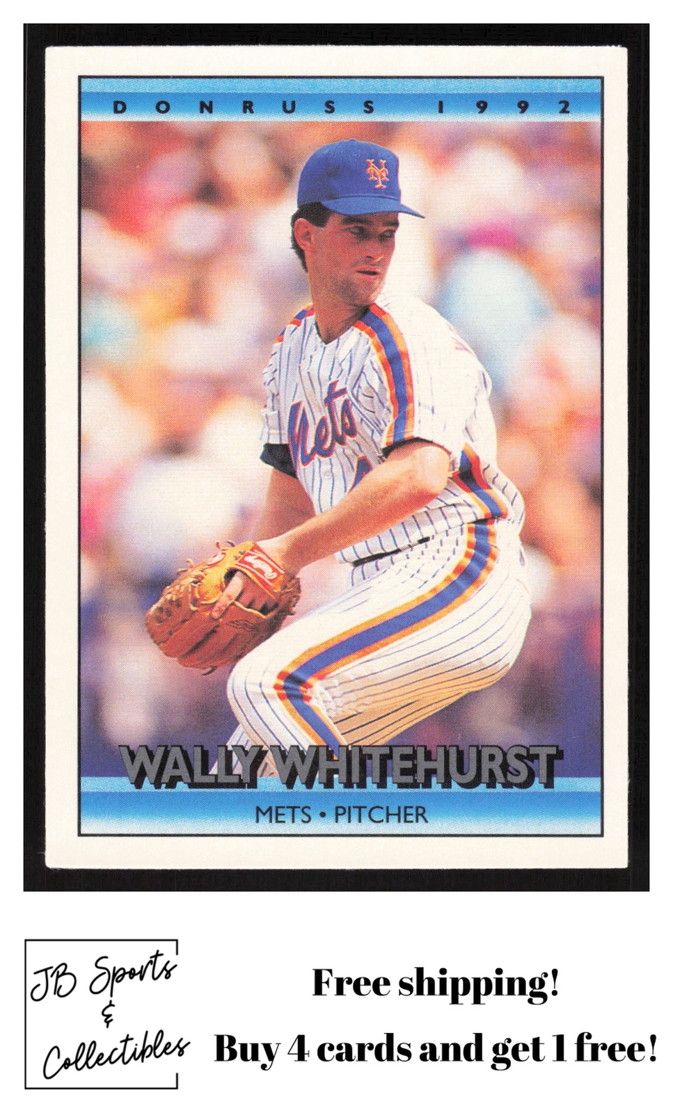1992 Donruss Wally Whitehurst #134 New York Mets | eBay