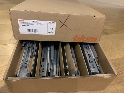 Blum Soft Close LEGRABOX S 40Kg 450m Drawer Box Runners | eBay