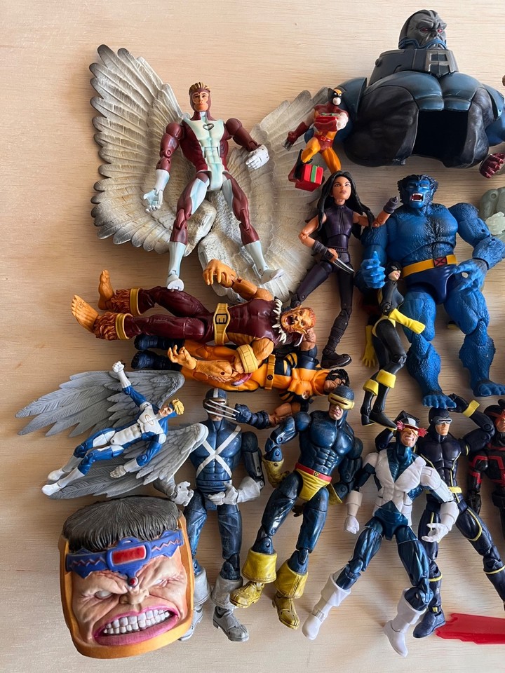 Marvel Legends X-Men Collectible Figures Loose Lot. Weapon X, Onslaught ...