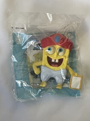 SpongeBob's Atlantis SquarePants Burger King 2007 Red Turban Swami Toy ...