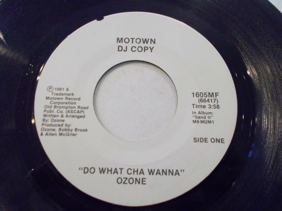 Ozone Do What Cha Wanna 45 1981 Motown Promo Vinyl Record | eBay