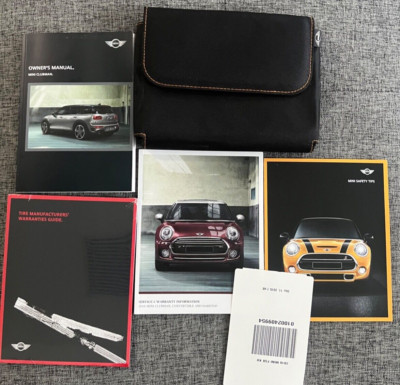 2016 MINI CLUBMAN OWNERS MANUAL SET. FAST SHIPPING!! | eBay