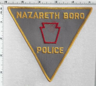 Nazareth Boro Police (Pennsylvania) 1st Issue Shoulder Patch | eBay