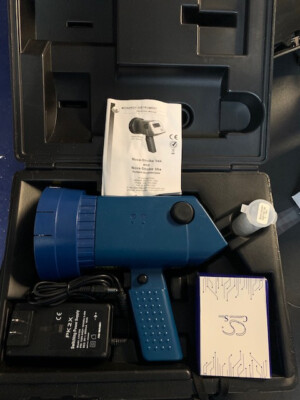 MONARCH Digital Stroboscope: Battery Charging 1 fpm, LCD, 10,000 fpm ...