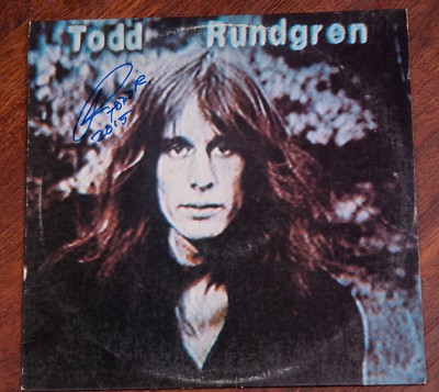 GFA Utopia Rock Star TODD RUNDGREN Signed Record Album AD1 PROOF COA ...
