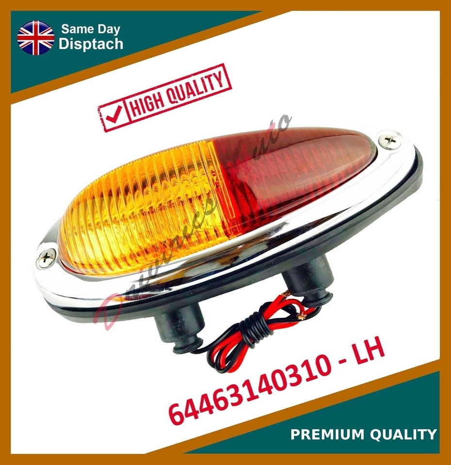 FOR Porsche 356 A/ B/ C 2 Rear Back Lights Rear Lights Left+Right Rear ...
