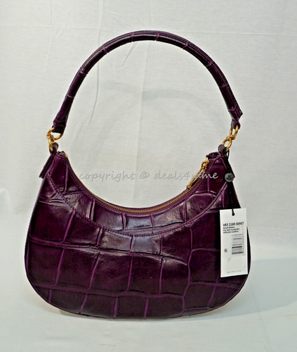 NWT Brahmin Small Bekka Small Shoulder Bag in Fig Jam Lysander | eBay