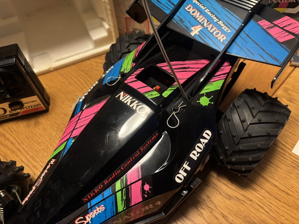 Vintage Nikko Dominator 4 RC Remote Controlled Car Buggy BOXED | eBay