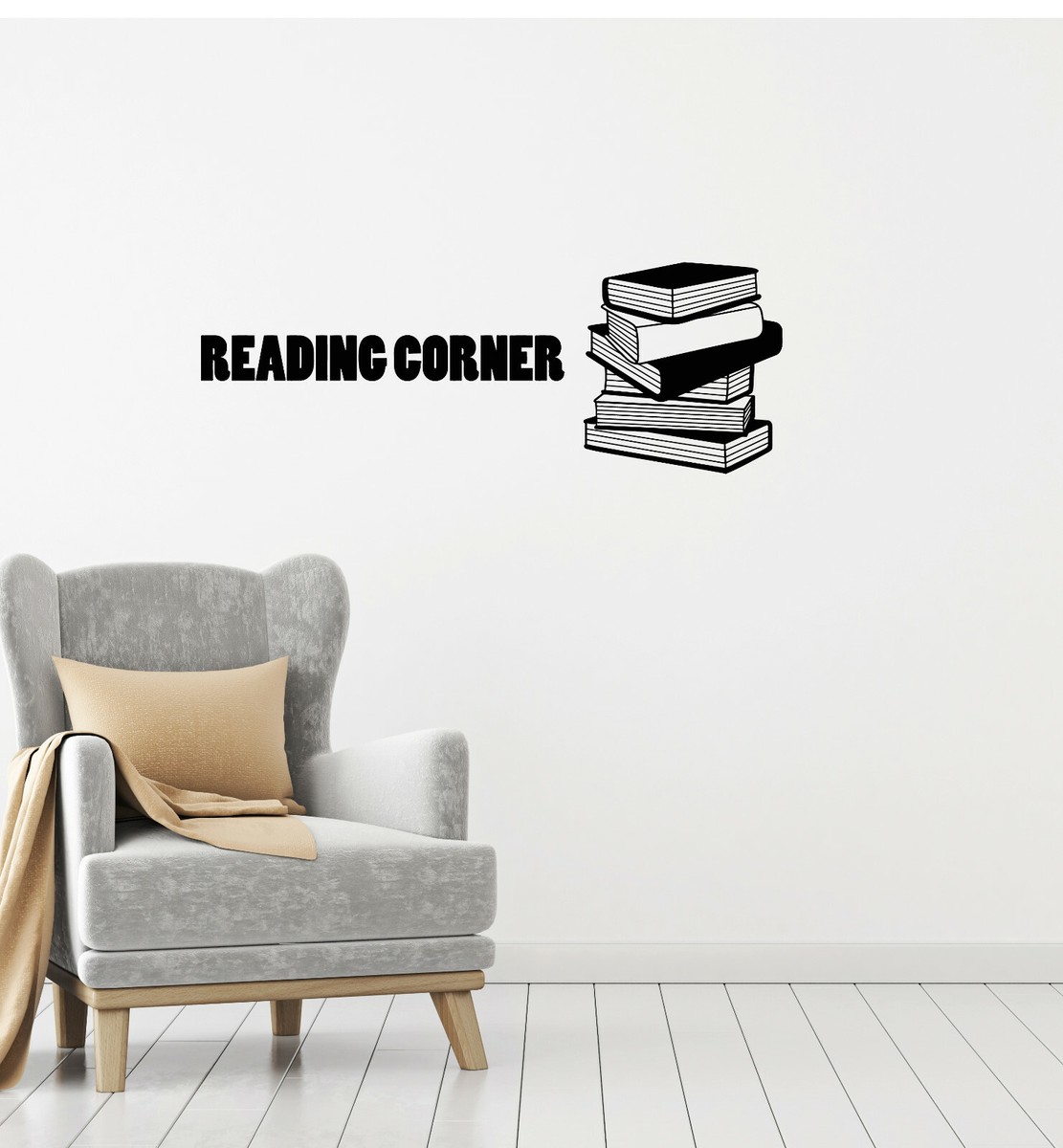 Reading Corner Wall Sticker Read Books Wall Decal Books Quotes Wall