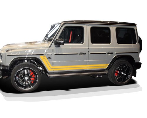 2 PCS Racing Stripe Car Side Sticker For Mercedes Benz G500 G63 W463 ...