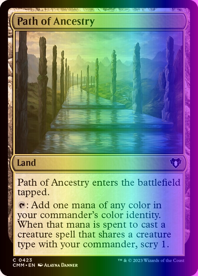 MTG Magic the Gathering Path of Ancestry (423/1173) Commander Masters ...