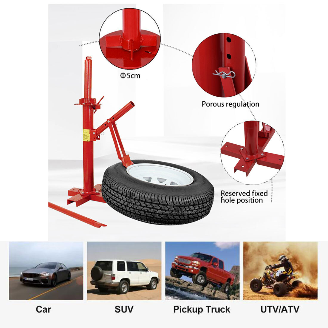 Tire Changer Tyre Bead Breaker Manual Car Wheel Change Tool Tire Remove ...