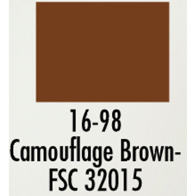 Badger Modelflex Paint Military Colors 1 Ounce Camouflage Brown 16-98 ...