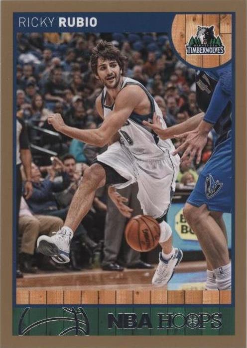 2013-14 NBA Hoops - Ricky Rubio #152 Gold for sale online | eBay