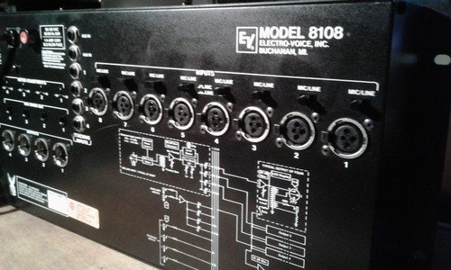 Electrovoice 8108 Eight-Channel Analog Mixer..Rare Vintage Find! | eBay