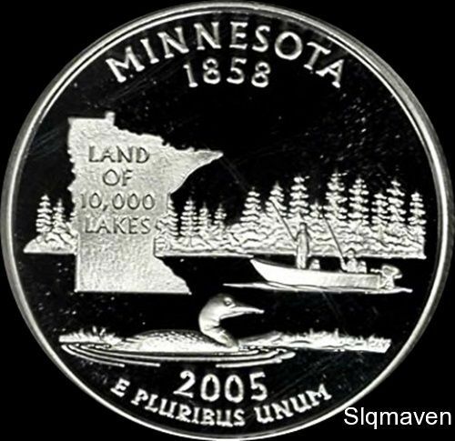 2005 S 90% Silver Minnesota State Quarter Deep Cameo Gem Proof | eBay