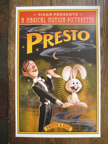 Disney Pixar Presto 11" x 17" Collector's Poster | eBay