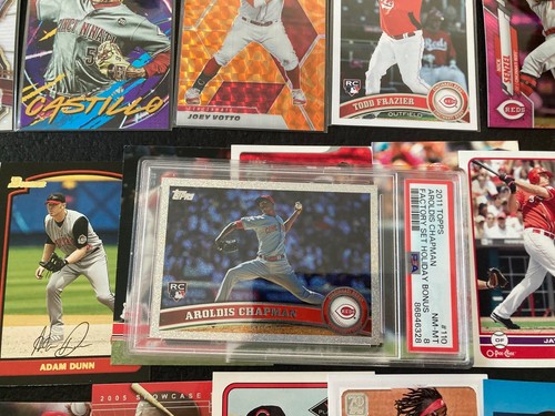 50 Cincinnati Reds Aroldis Chapman PSA RC Chrome Refractor HOF Stars ...