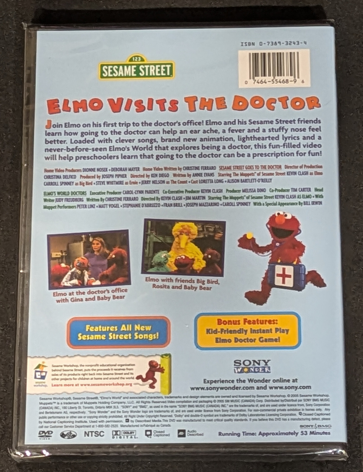 Sesame Street - Elmo Visits the Doctor (DVD, 2005) for sale online | eBay