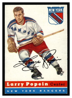 1954-55 Topps HOCKEY #55 Larry Popein Rookie HK1 | eBay